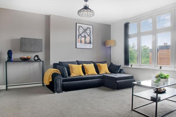 Graceful 2-bed Apt Central Location Parking , Fast Wifi , Ideal For Groups - Nottingham