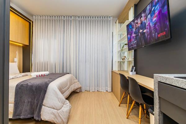Studio Premium No Centro | C/ Garagem - Ibi2408 - Araucária
