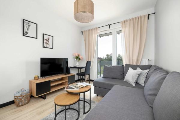 Modern Apartment With A Balcony A Place To Work By Noclegi Renters - Katowice