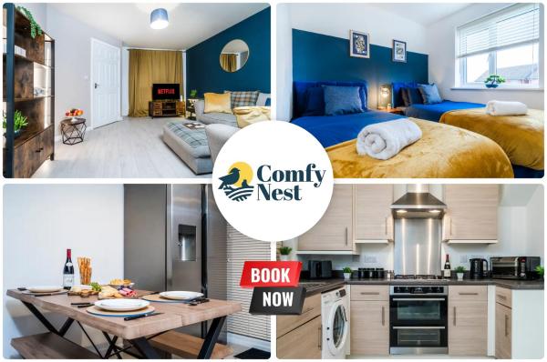 3 Bedroom Parking Sleeps 5 - Coventry