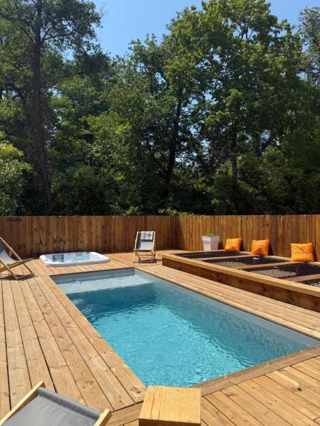 La Villa Lyra - 8p - Piscinejacuzzi - Gradignan
