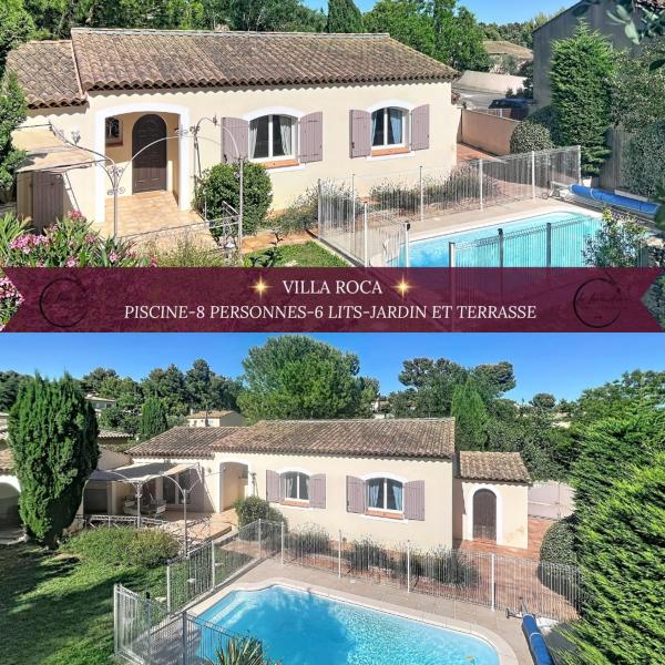 Villa Roca - Provence, Piscine, 8 Personnes, 3 Chambres, 6 Lits, Jardin - Pélissanne