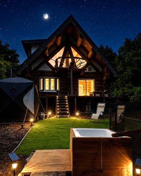 天空のログハウス 星観屋 Hoshimiya Log Cabin In The Sky Izu - Izu