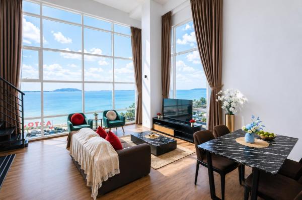Georgetown Seaview Duplex 2br For 6 Guests At Maritime Suites 073a - Perai
