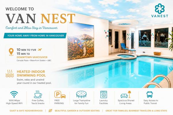 Van Nest - Heated Indoor Swimming Pool - West Vancouver