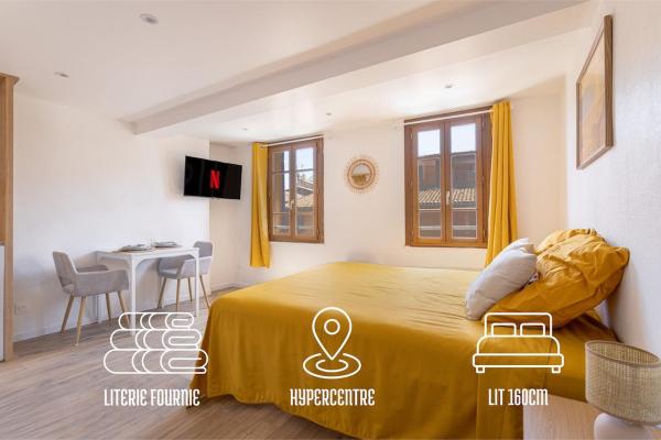 Suite Du Soleil - Studio - Hypercentre - Narbonne