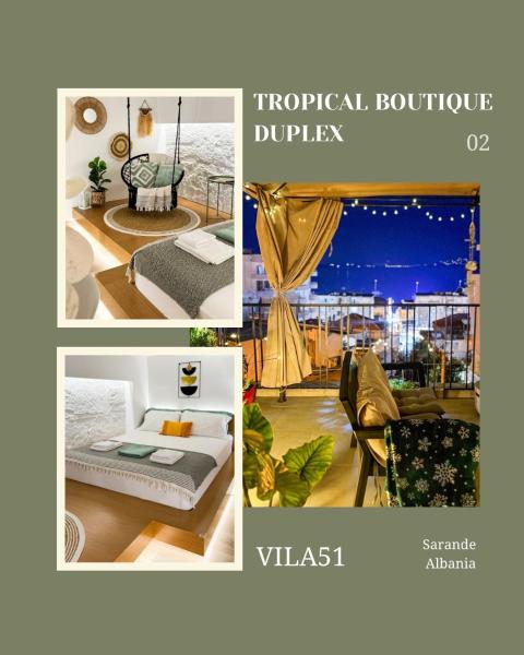 Vila51 Tropical Deluxe Apartment - Sarandë