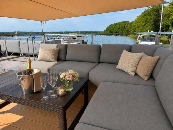 Hausboot Mit Sauna - Traumzeitboot Heidi - Exklusiver Festlieger In Perfekter Lage Am Scharmützelsee Bad Saarow - Bad Saarow