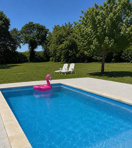 Maison Avec Piscine Privée - Périgord Vert & Aubeterre - Ribérac