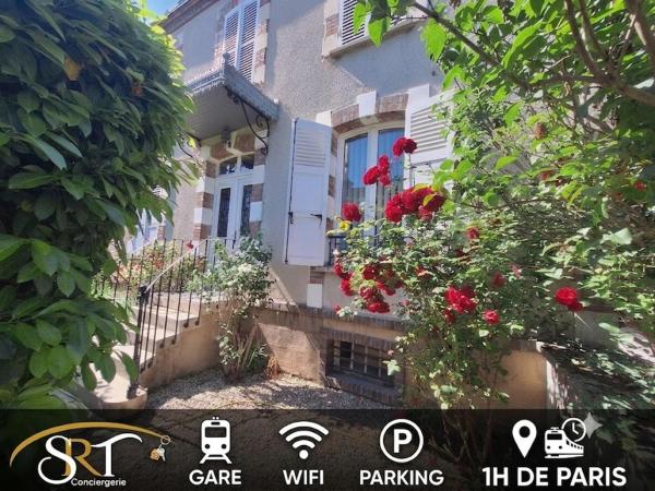 Chez Clémentine - Maison Bourgeoise- Gare - Wi-fi - Parking - Montereau-Fault-Yonne