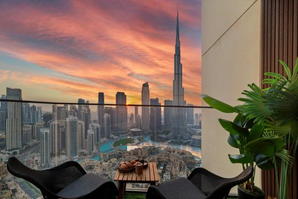 Gogoto8 Premium 3 Br Burj Khalifa Led View - Dubai