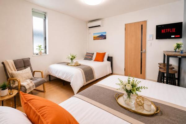 301 6 Mins Walk From Higashi-jujo Station Comfortable 1 Bedroom Apartment On The 3rd Floor Direct Access To Akihabara And Ueno - Ikebukuro