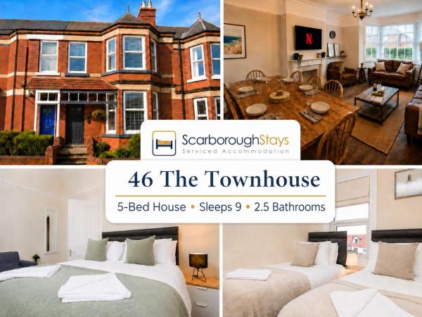 Scarborough Stays - Victorian Townhouse - 5 Bedrooms - Sleeps 9 - Scarborough
