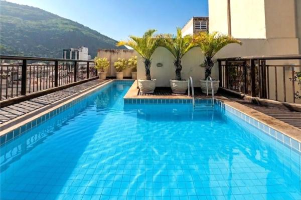 Flat Em Copacabana A 4 Min Da Praia Com Piscina, Garagem Inclusa E Portaria 24h - Ipanema