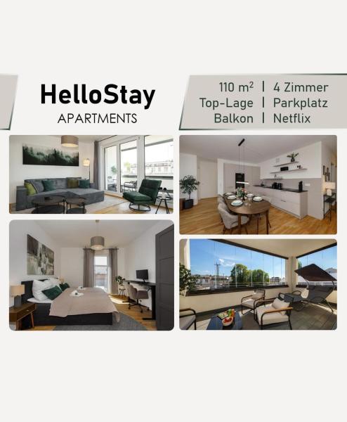 Luxuriöses 4-zimmer-apt Im Boutique-stil I Top-lage I Familienfreundlich I Balkon I Küche I Netflix I Kostenloser Parkplatz I 110 M2 - Bad Schwalbach