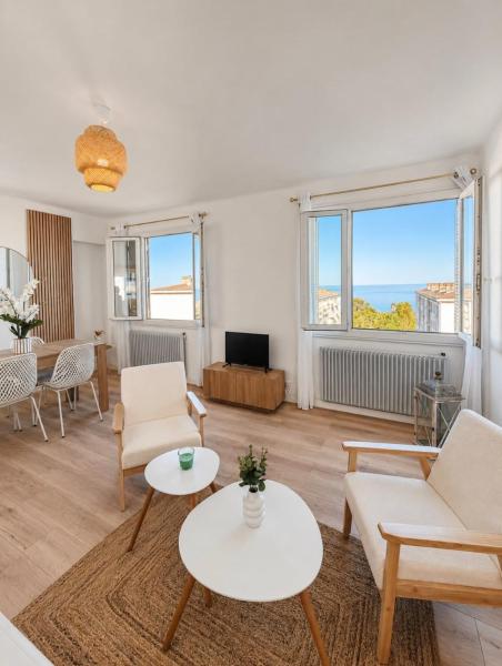 Appartement Lumineux Vue Mer Aux Portes De Bastia - バスティア