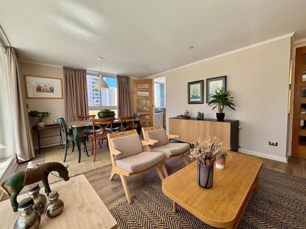 Wonderful And Spacious Apartment In Montemar - Concón