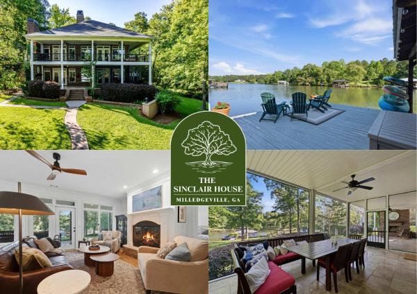 The Sinclair House Private Lake Retreat - Milledgeville, GA