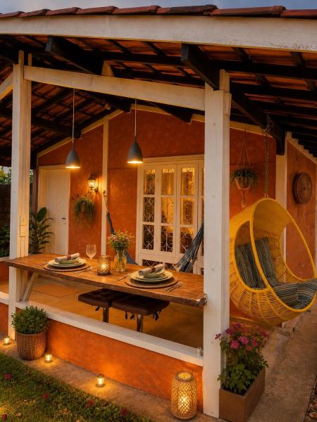 Casa E Cabana Aroeira - Centro , Banheira , Fogueira E Varanda - Goiás (estado)