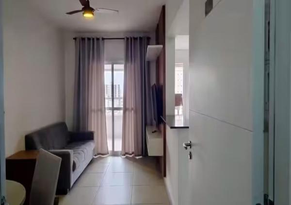 Apartamento Novo Na Praia Da Guilhermina Com Ar Condicionado, Estacionamento Gratuito E Wifi - Praia Grande
