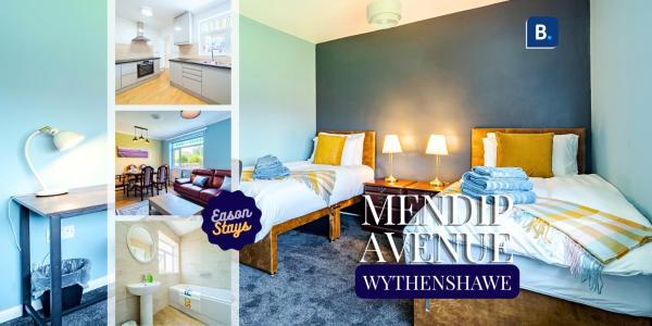 3 Bedroom House In Wythenshawe - Manchester, Hosted By Eason Stays With Free Parking - Altrincham