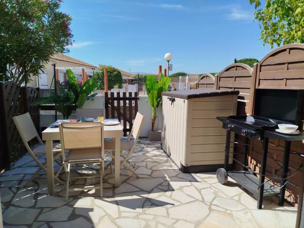 Charmant Pavillon T2 Mezzanine Avec Piscine Collective Et Parking -4jde28 - Canet-en-Roussillon