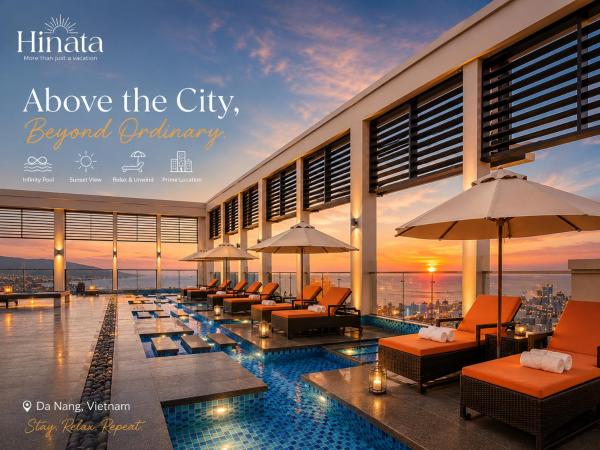 Luxury Apartment - Rooftop Swimming Pool - Beach Front - Hinata Apartment - Da Nang