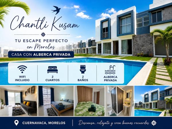 Residencia Chantli Kusam Casa En, Morelos - Cuernavaca