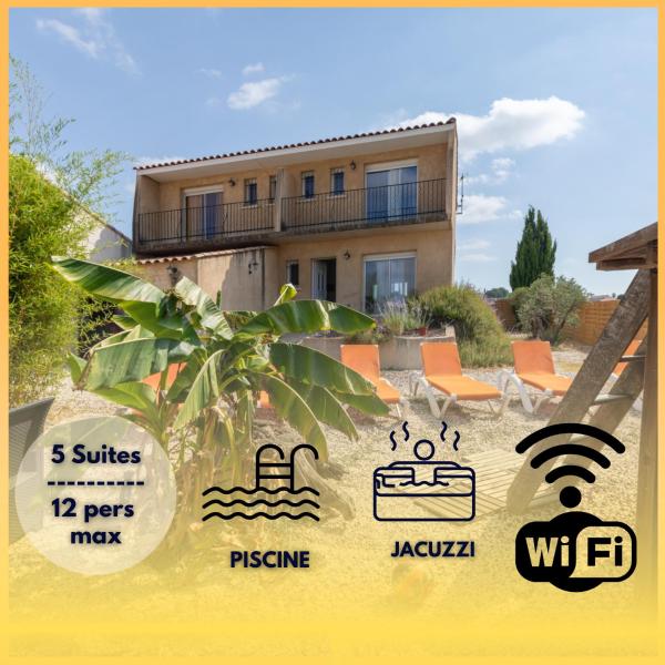 Instants D'evasion By Gc - Jacuzzi - Piscine - Wifi - Roquebrun