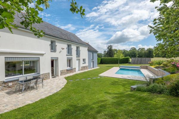 La Ville Barbier - Belle Maison Avec Piscine - Montauban-de-Bretagne