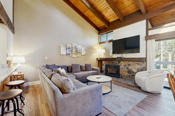 Outdoor Adventure Abounds At This 3-story Resort Home With A Private Beach - South Lake Tahoe, CA