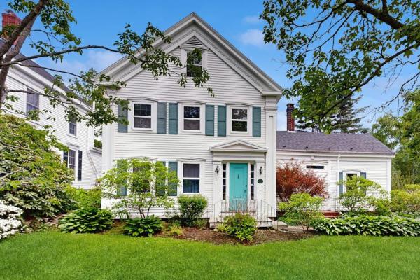 Elegant Historic Home With Refined Interiors And Private Outdoor Spaces - Camden, ME