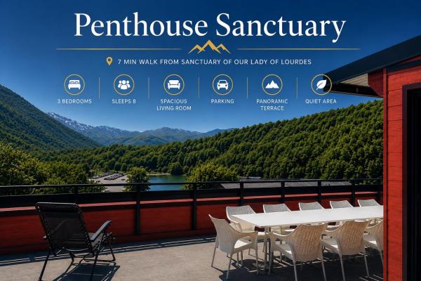 Penthouse Sanctuaire à Lourdes - Argelès-Gazost