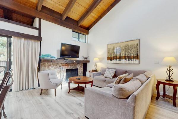 Let Reality Drift Away With The Lake View At This Townhome With A Private Beach - South Lake Tahoe, CA