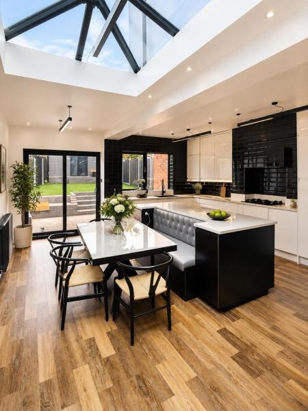 Contemporary Lake View Home Ev Charging - Solihull