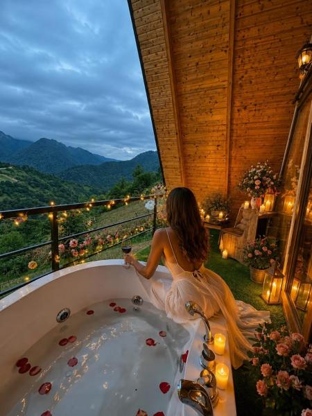 Eco Cottage Sunrise House Merisi - Georgia