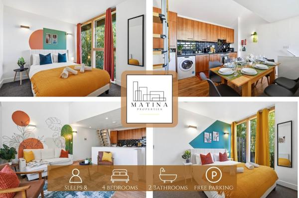 Central Coventry - 4br - Sleeps 8 - Free Parking - Coventry