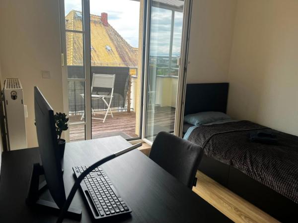 Ruhiger Flussblick Vom Balkon All-in 5g - Eisenberg