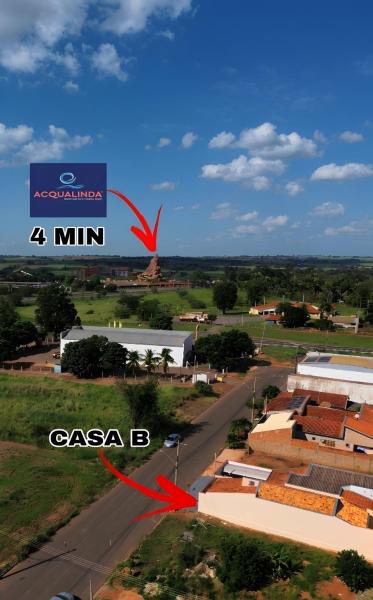 Casa Aconchegante B , 4 Minutos Do Thermas - Andradina