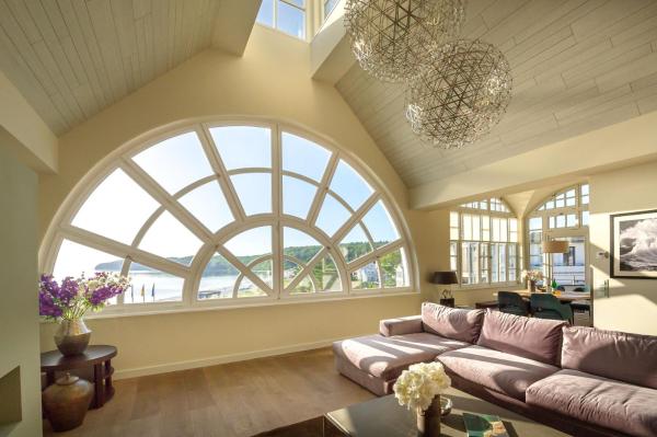 Strandschloss Binz - Penthouse "Royal Beach" Mit Sauna, Kamin, Terrasse, Meerblick - Binz