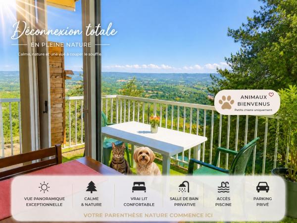 Le Chalet Belvédère, Piscine Et Vue Panoramique - Francia