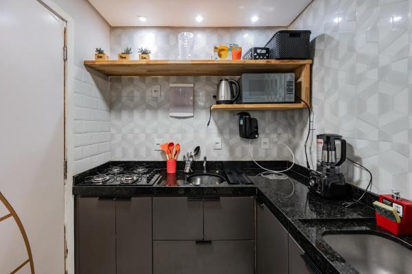 Kit Pé Na Areia - Praia Do Gonzaguinha - São Vicente - Wifi, Tv E Ar Condicionado - Santos State