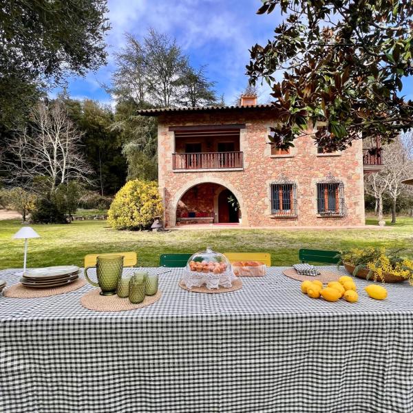 Masía Con Piscina Natural En Parque Del Montseny - Costa Brava