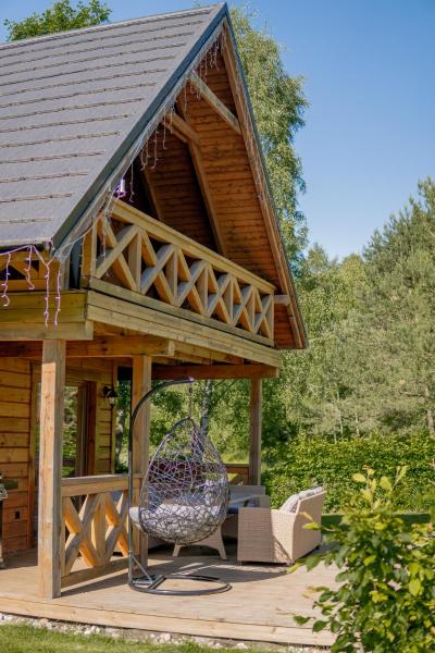 Siedlisko Modrej Czapli. Domki Na Kaszubach - Pologne