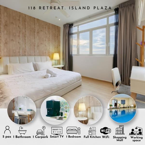 Island Plaza Family Suite For 5 Guests Shopping Mall Downstairs - Penang
