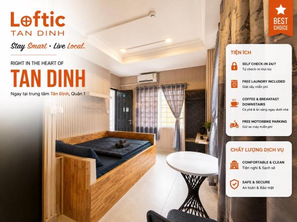 Loftic Tan Dinh - Urban Stay - Tan Son Nhat Airport (SGN)