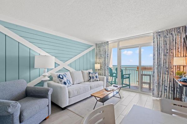 Camelot By The Sea Resort Unit 1505 With Oceanfront Balcony - Myrtle Beach, SC