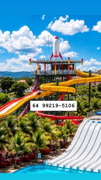 Apartamento Luxo Dentro Do Acqua Park Diroma, Roupa De Cama Incluso Aceitamos Pet Brinde Café Da Manhã Parcelamos Até 12x No Cartão De Crédito Sem Juros - Caldas Novas