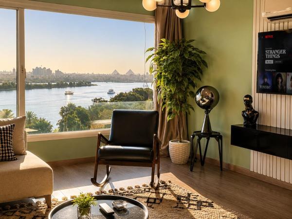 2br Artistic Duplex On The Nile Prime Maadi - Cairo