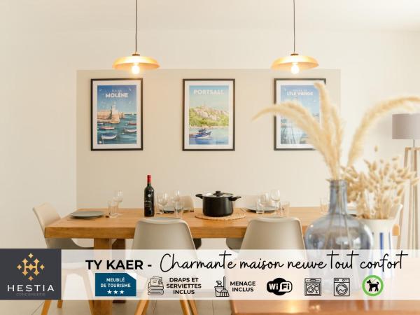 Ty Kaer - Charmante Maison Neuve Tout Confort - Ploudalmézeau